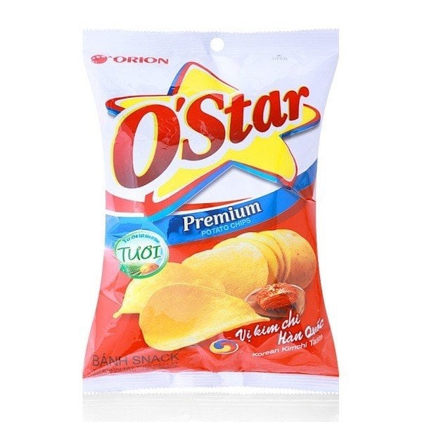 Bánh Snack O'star Vị Kim Chi 90g