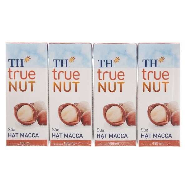Lốc 4 Hộp Sữa Hạt Macca TH True Nut 180ml - AEONESHOP