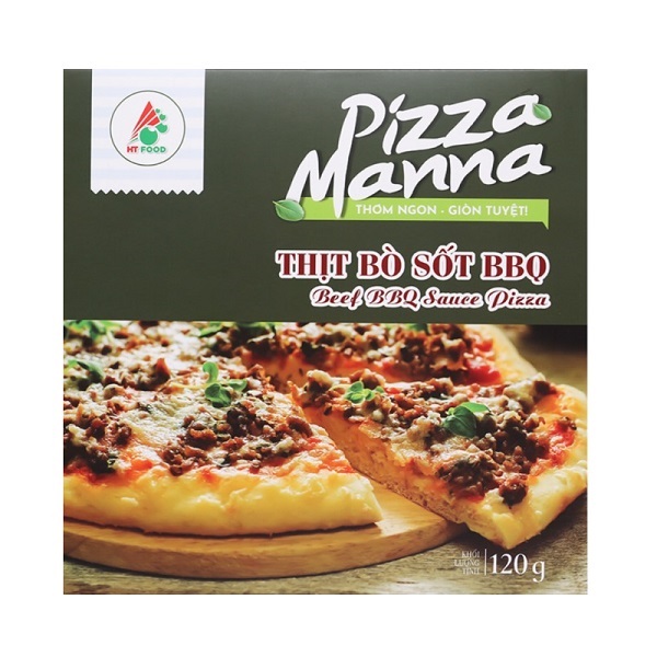 Pizza Manna Thịt Bò Sốt BBQ 120g