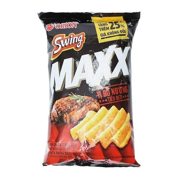 Mua Swing Bánh Snack Maxx Vị Bò Nướng Tiêu Đen | AEONESHOP