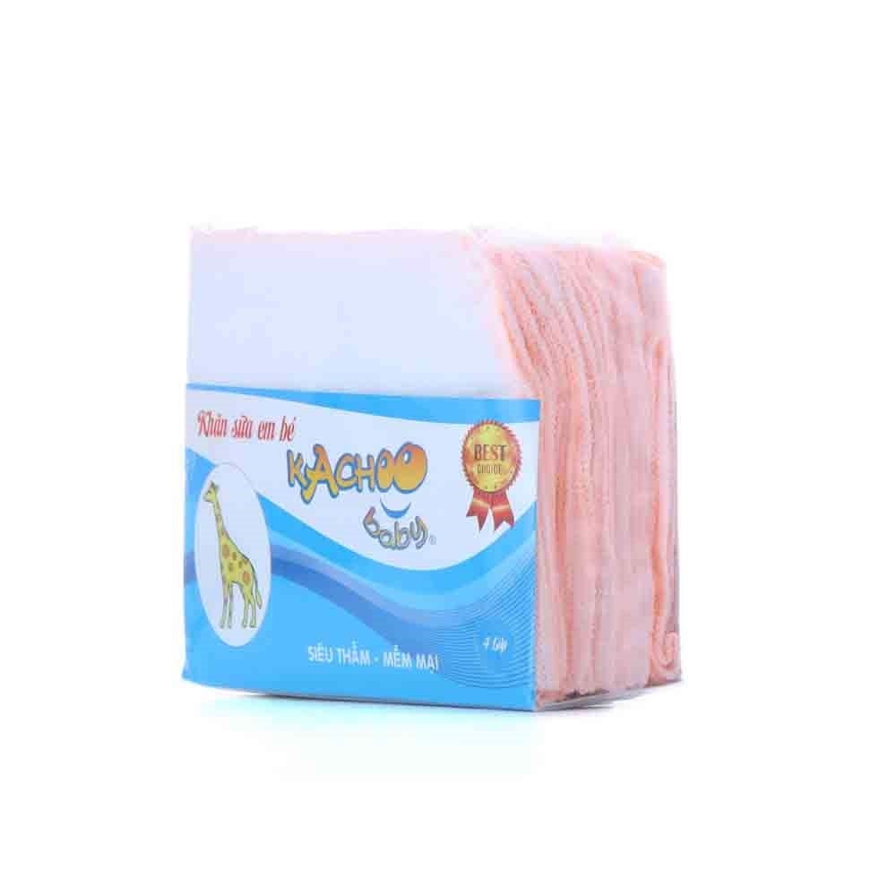 Khăn Sữa 4 Lớp 26x31cm Kachoo Baby 10 Cái