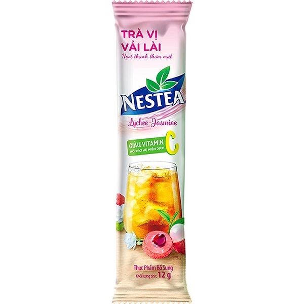 Trà Hòa Tan Nestea Vị Vải Hương Hoa Lài 12 x 12g