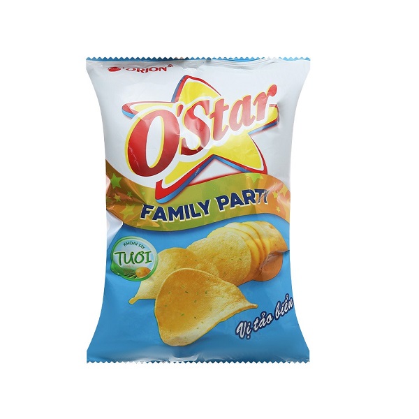 Snack Khoai Tây O'star Vị Tảo Biển 152g