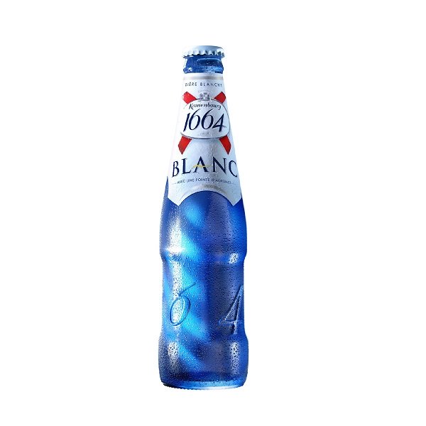 Bia Kronenbourg 1664 Blanc 5% chai 330ml giá tốt - AEONESHOP