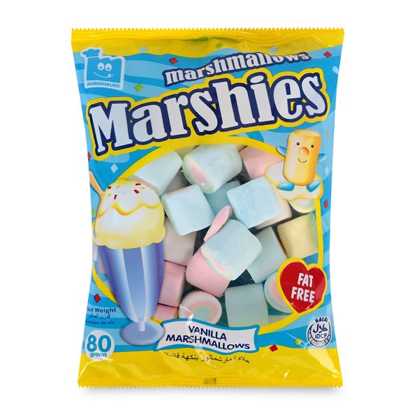 Kẹo Xốp Marshmallows Marshies Hương Vani 80g