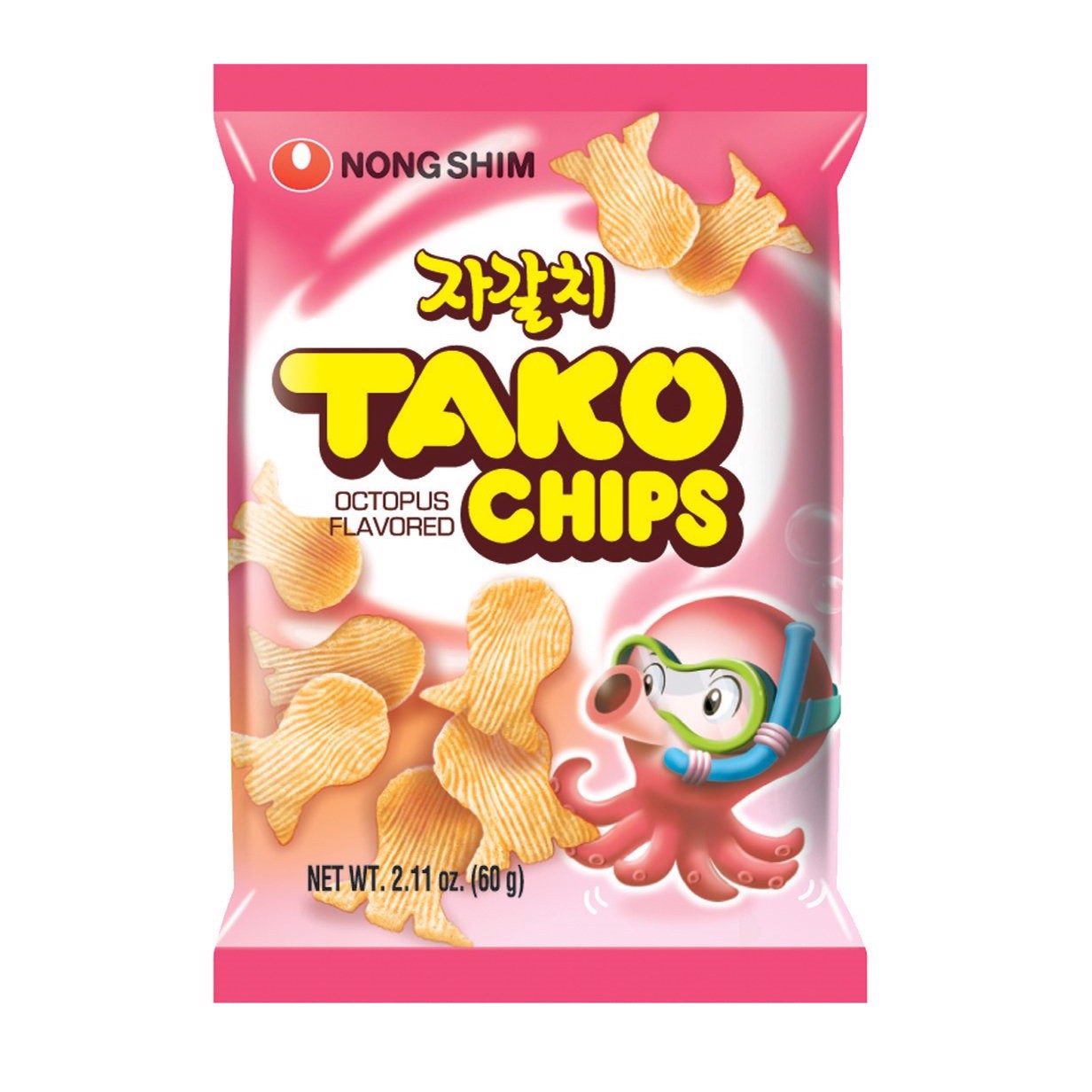 Snack Tako Octopus Flavored Chips Nongshim 60g
