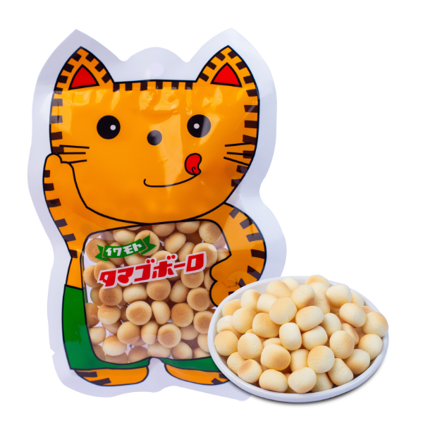 Bánh Men Sữa Iwamoto Daiso Baby Ball Hình Mèo 50g