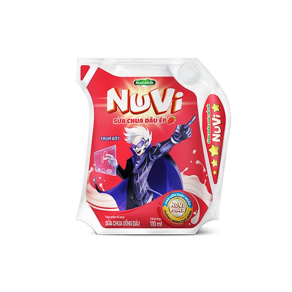 Sữa Chua Uống Nutimilk Vị Dâu 110ml