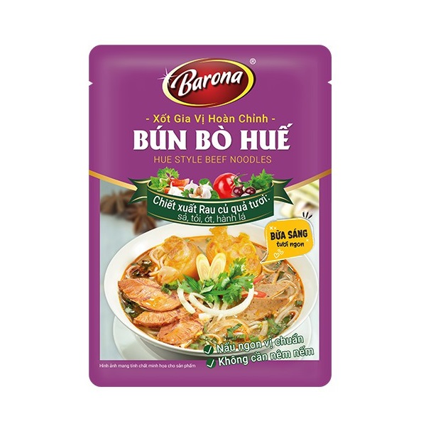Sốt Gia Vị Hoàn Chỉnh Barona Bún Bò Huế 230g