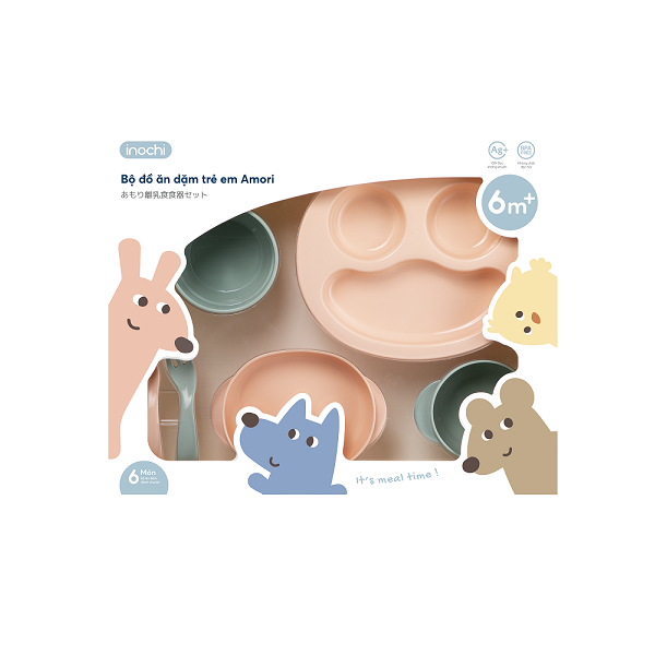 Bộ Đồ Ăn Dặm Trẻ Em Inochi Amori
