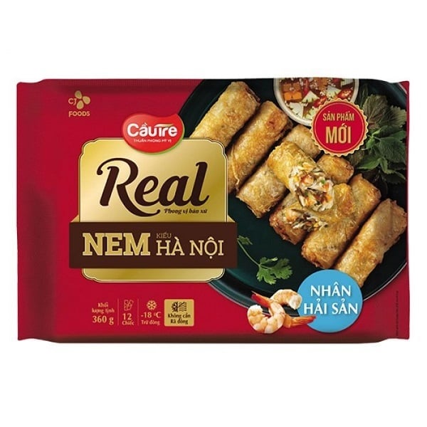 Nem Real CJ Cầu Tre Kiểu Hà Nội Nhân Hải Sản 360g