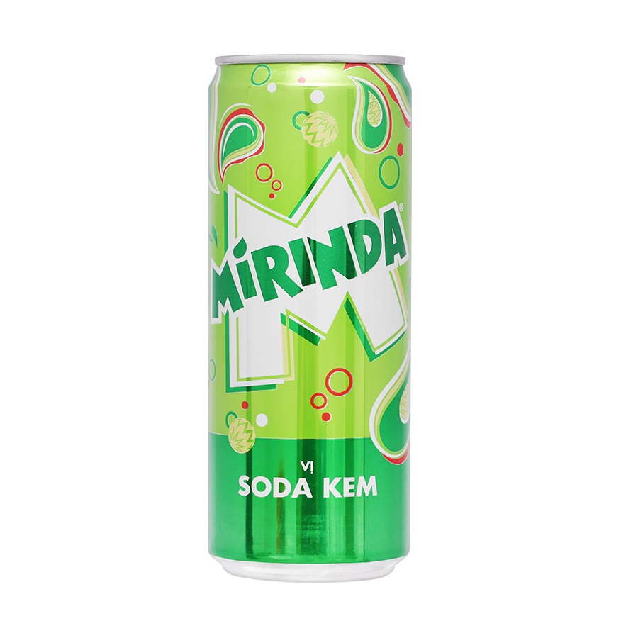 Nước Ngọt Mirinda Vị Soda Kem 330ml