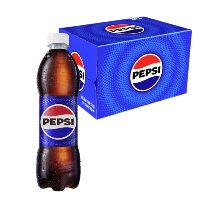 Thùng 24 Nước Giải Khát Chai Pet Pepsi 390ml x24