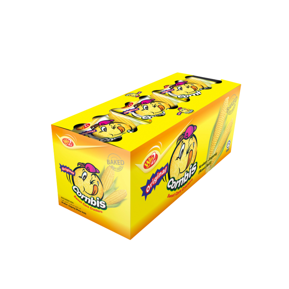 Bánh Cornbis Sweet Corn Crackers Win 2 540g