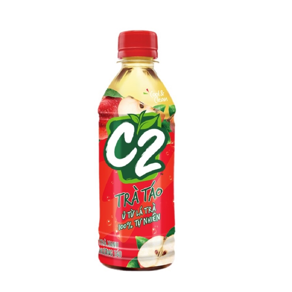 Trà Xanh Vị Táo C2 355ml
