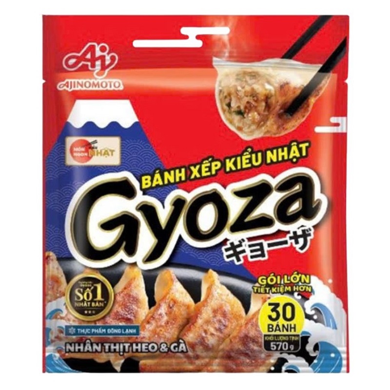 Bánh Xếp Gyoza Nhân Thịt Heo Và Gà Ajinomoto 570g