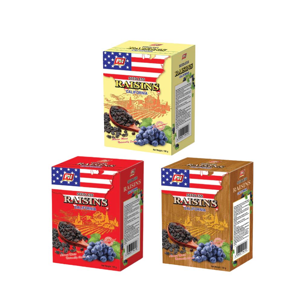 Nho Khô Đen Raisins 150g