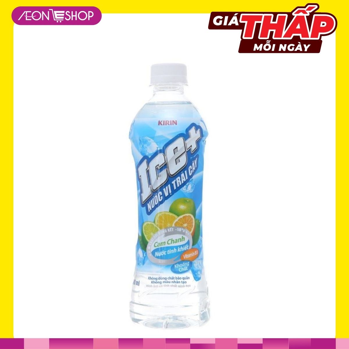 Nước Giải Khát Ice+ Hương Cam Chanh 490ml