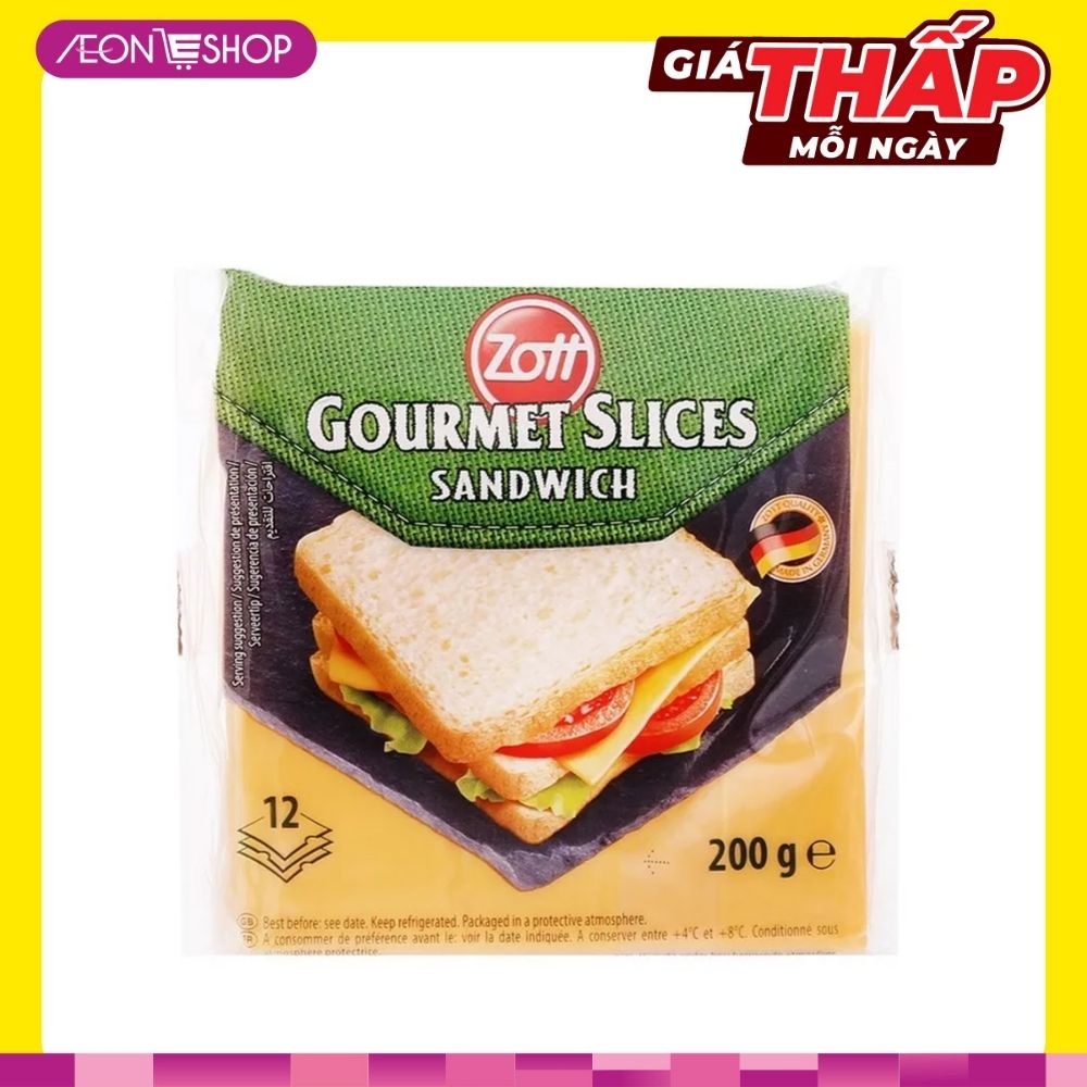 Phô Mai Lát Sandwich Zott 200g