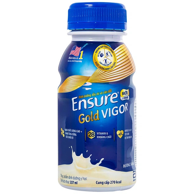Sữa nước mới Ensure Gold Vigor chai 237ml