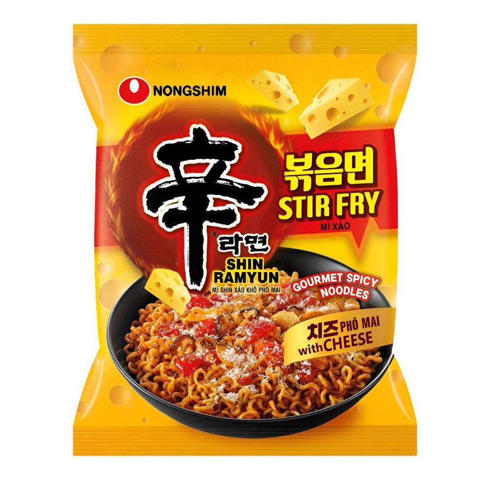Mì Shin xào khô vị phô mai gói 136g