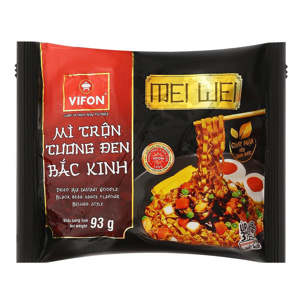 Mì Trộn Vifon Mei Wei Tương Đen Bắc Kinh 93g