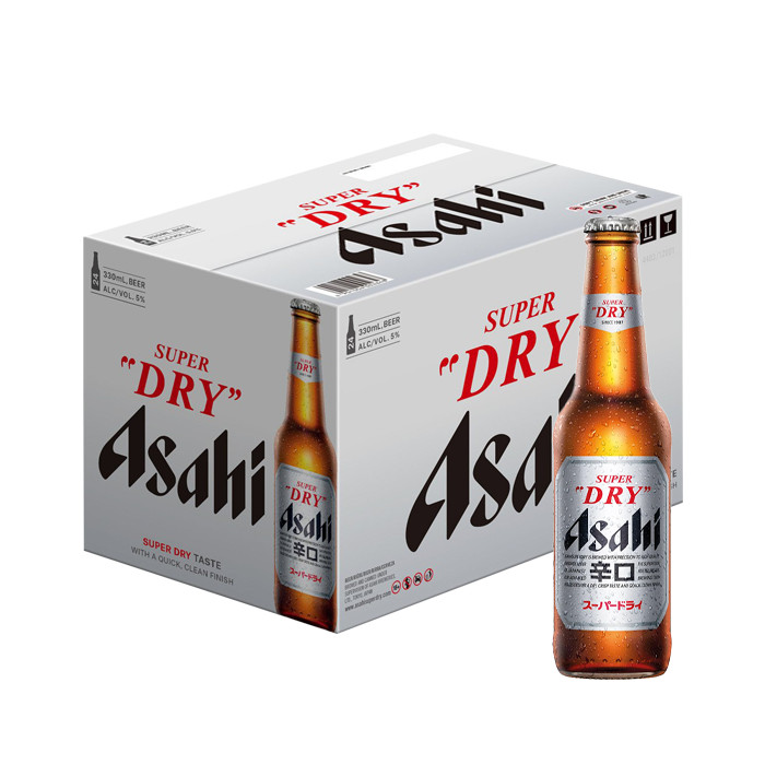 Thùng 24 Chai Bia Asahi Super Dry 330ml