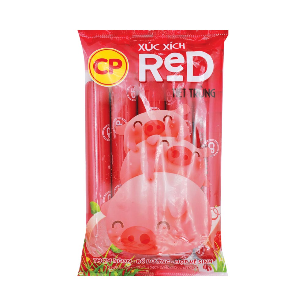 Xúc Xích Tiệt Trùng CP Food Red 5 x 20g