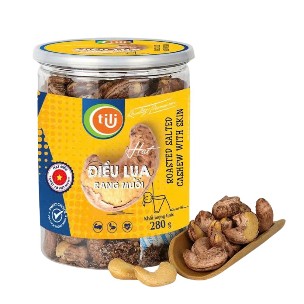 Hạt Điều Lụa Rang Muối Tili 250g
