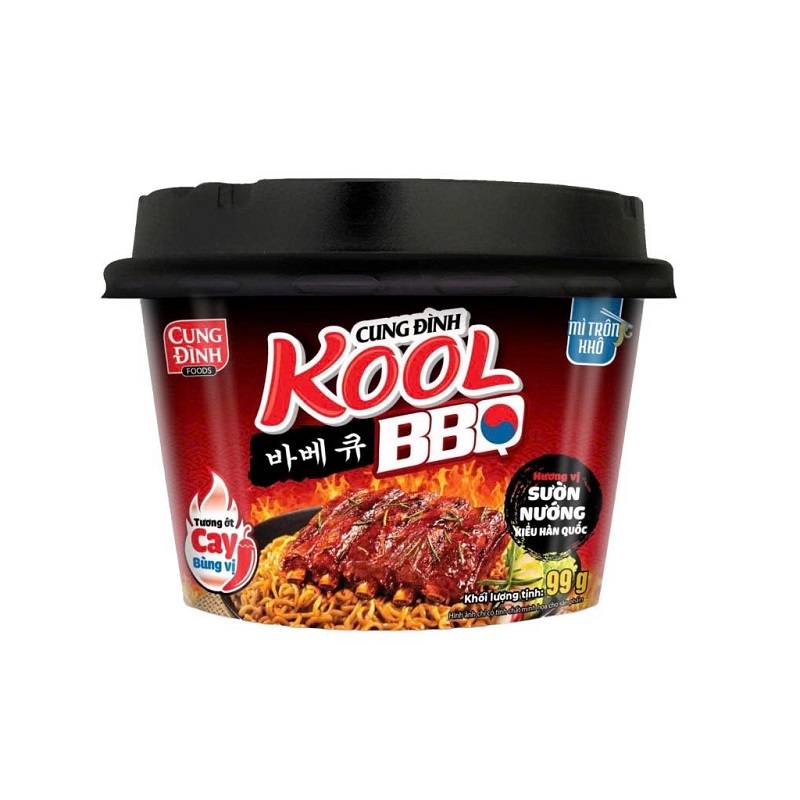 Mì Tô Kool BBQ Sườn Nướng Hàn Quốc Cung Đình 99g