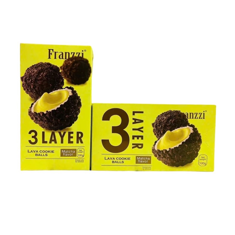 Bánh Xốp Phủ Socola Vị Matcha Franzzi 100g