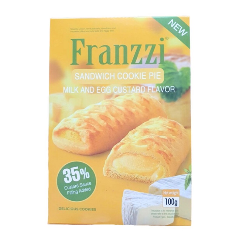 Bánh Vị Kem Sữa Trứng Và Sữa Franzzi 100g