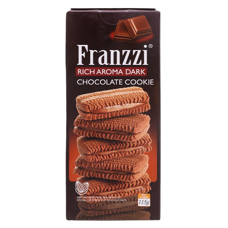 Bánh Quy Franzzi Đậm Vị Sô Cô La Đen 115g