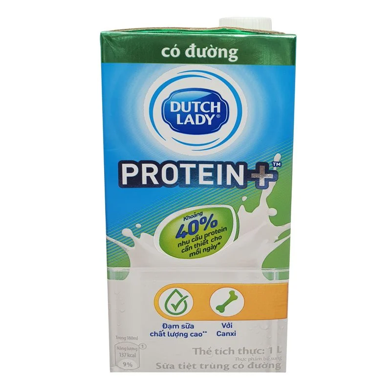 Sữa Tươi Tiệt Trùng Dutch Lady Protein Đường 1L