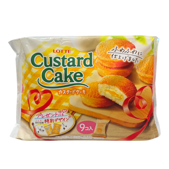 Bánh Ngọt Custard Cake Party Pack Lotte 248g
