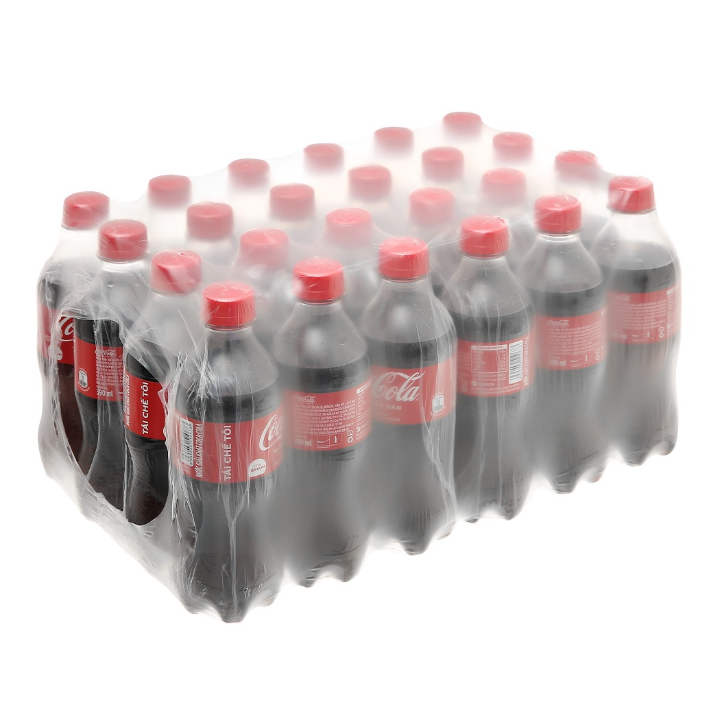 Thùng 24 Nước Giải Khát Coca Cola Chai 390ml x 24