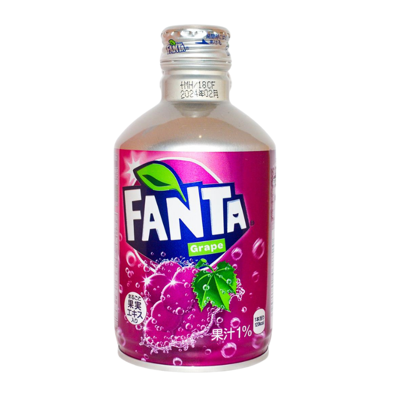 Nước giải khát có gas Fanta vị nho chai 300ml - AEONESHOP
