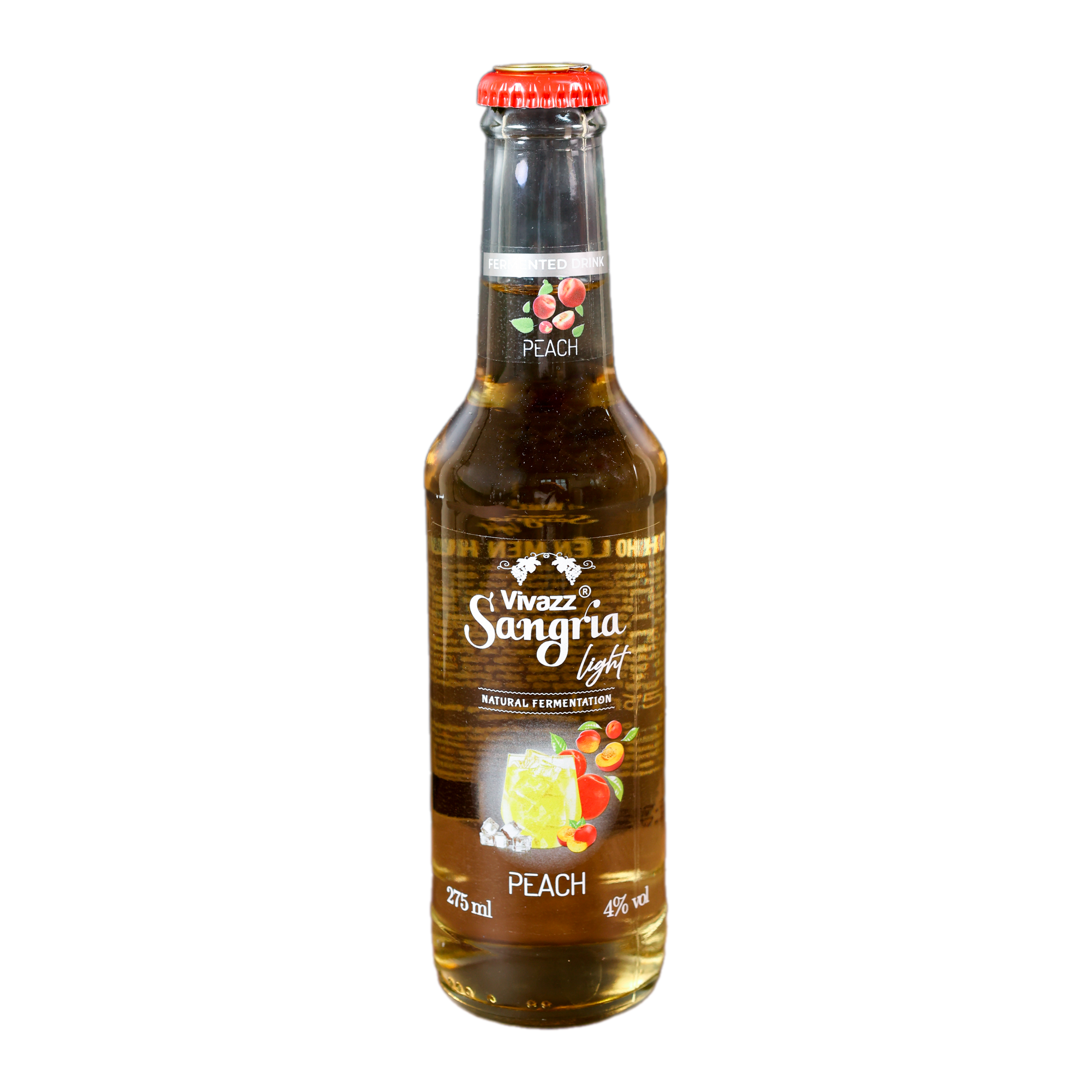 Nước Nho Lên Men Ladofoods Vivazz Sangria Light Đào 275ml