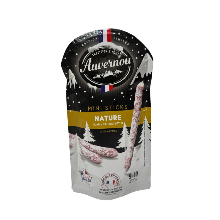 Xúc Xích Khô Mini Sticks Nature Auverno 100g