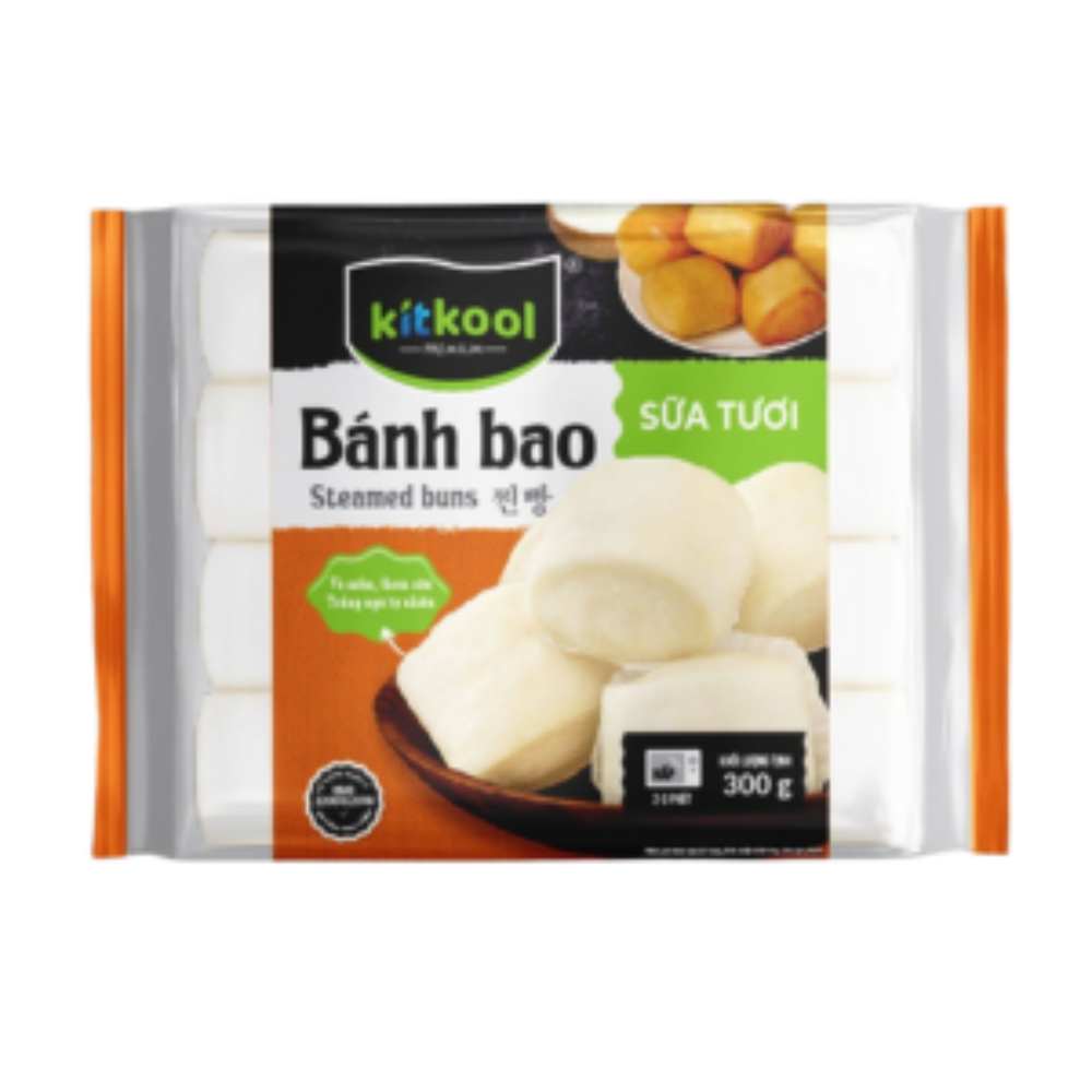 Bánh Bao Sữa Tươi Kitkool LC Foods 200g
