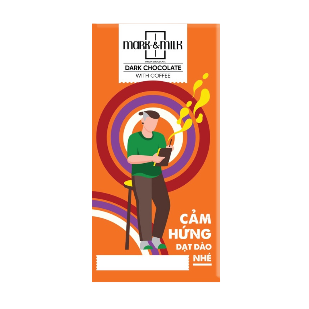 Socola Đen Mark&Milk Vị Cafe Thanh 80g