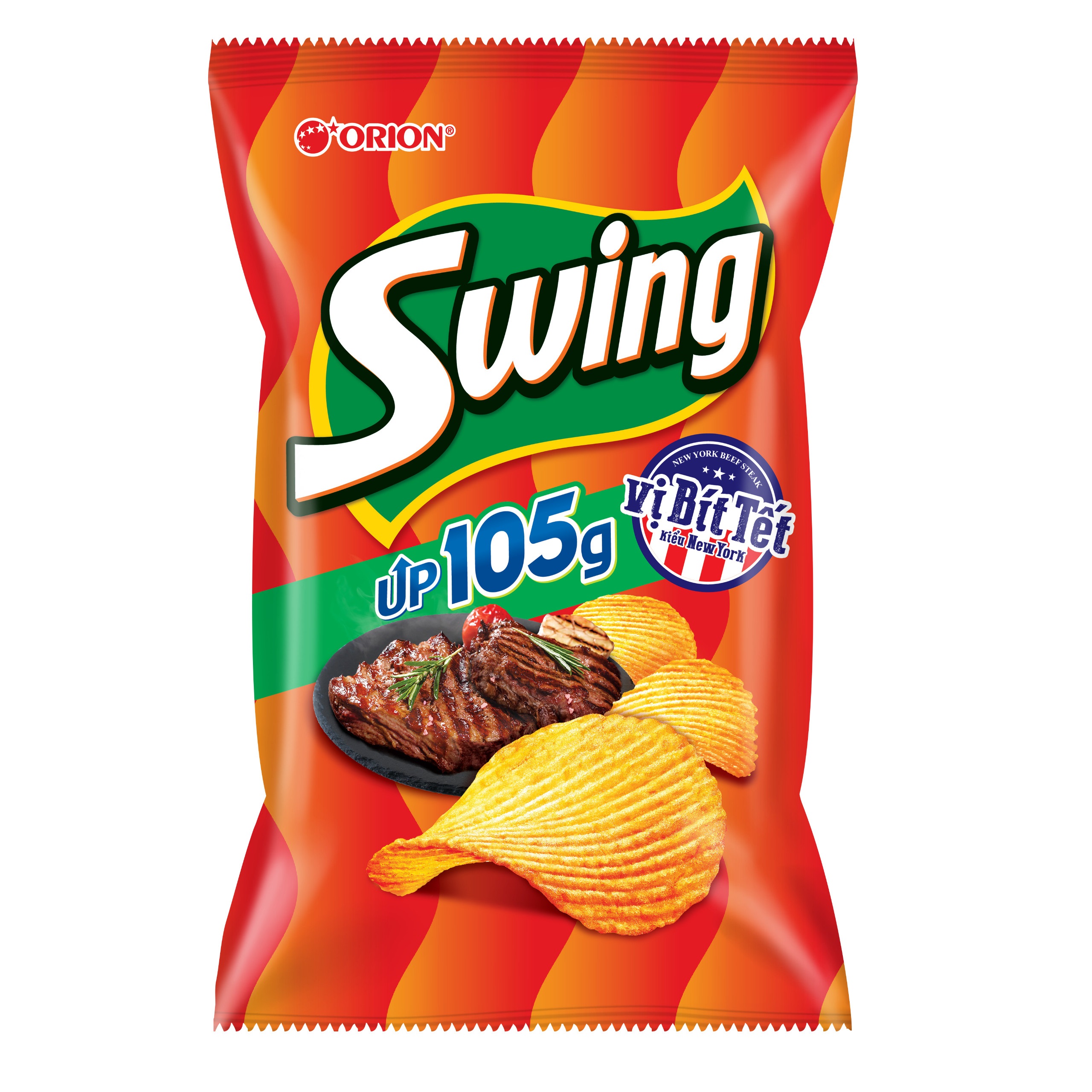 Bánh Snack New York Steak Swing 90g