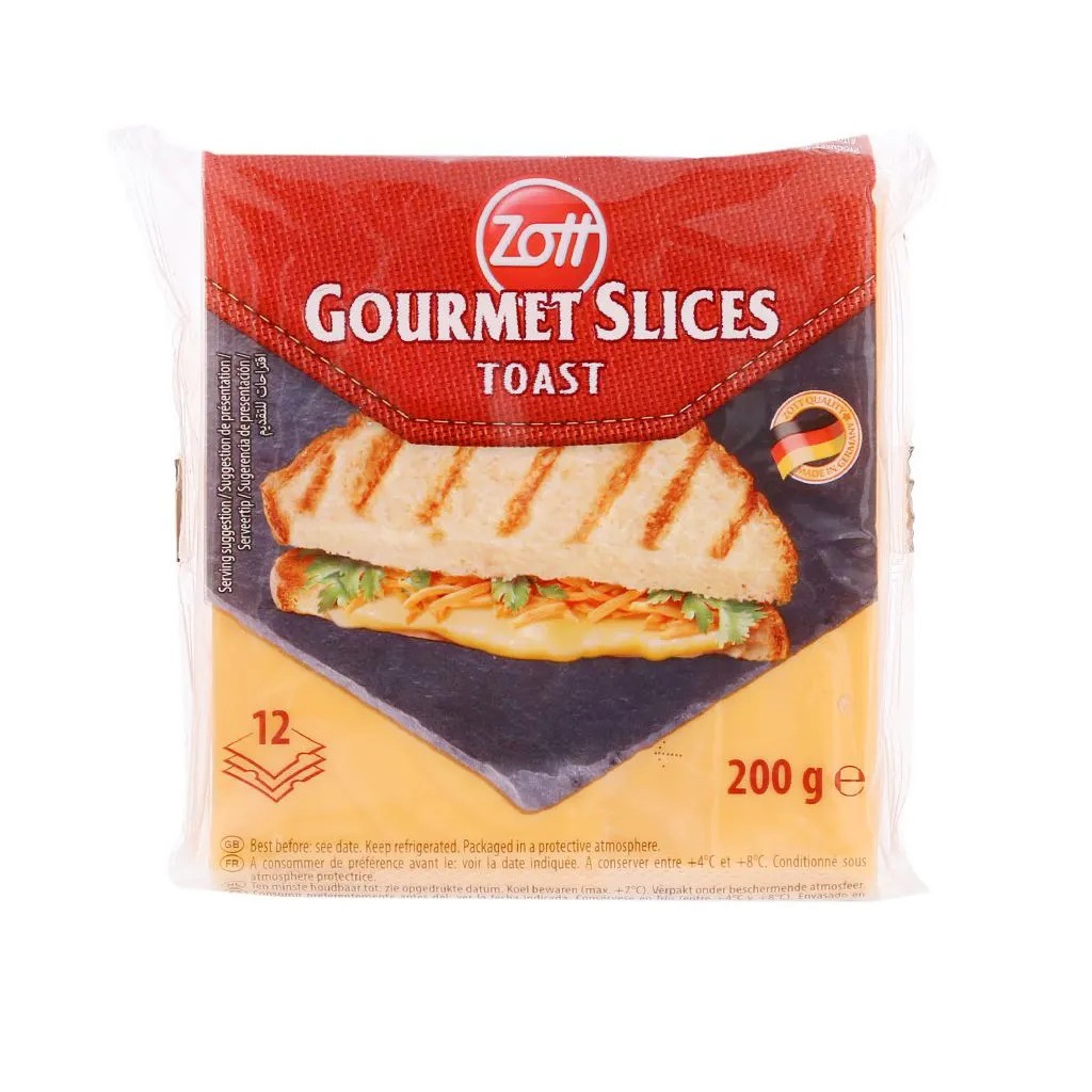 Phô Mai Lát Gourmet Slices Toast Zott 200g