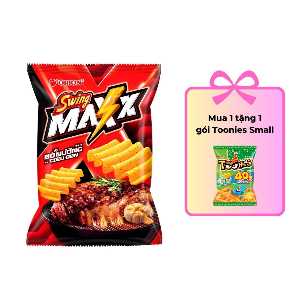 Bánh Snack Maxx Swing Vị Bò Nướng 108g