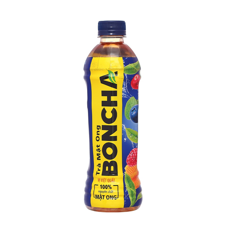 Trà Mật Ong Boncha Vị Việt Quất 450ml
