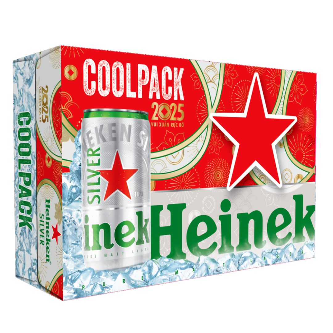 Thùng 24 Lon Bia Heineken Silver 250ml giá tốt Tháng 10/2025