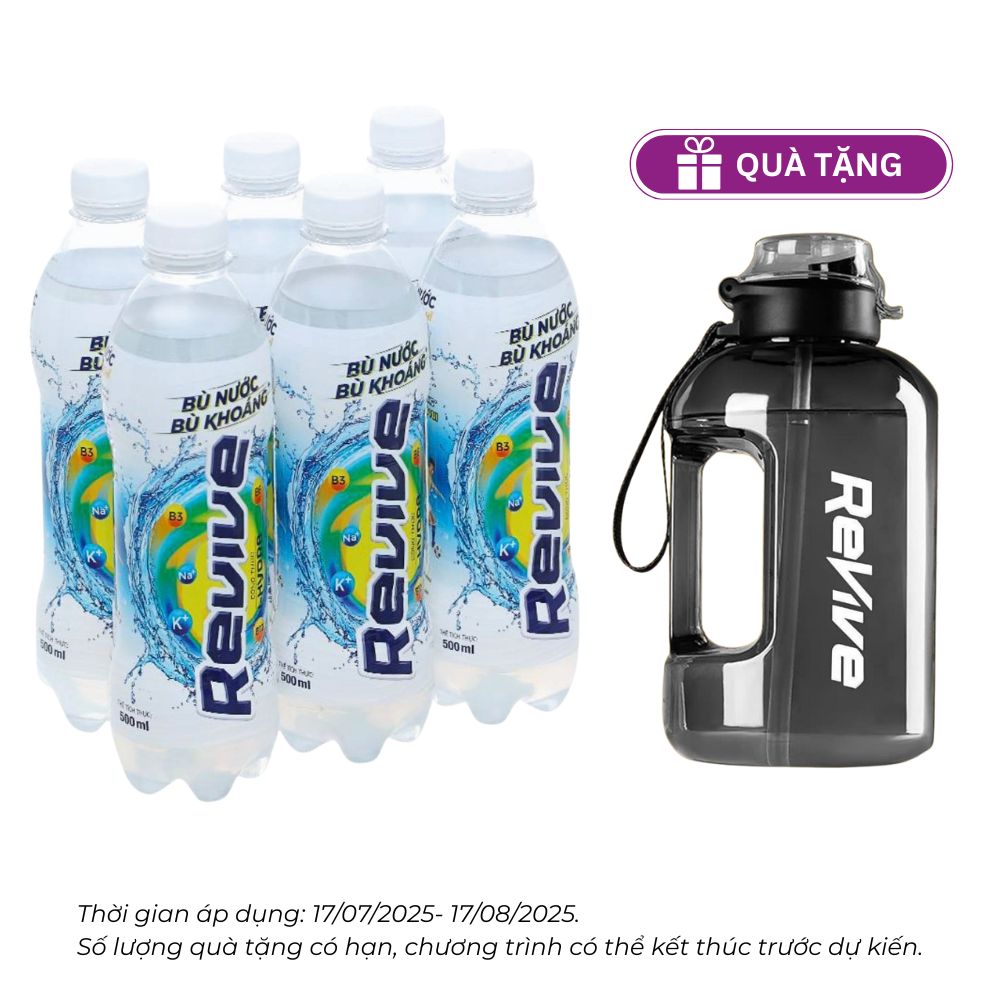 Lốc 6 Chai Nước Uống Isotonic Revive 500ml