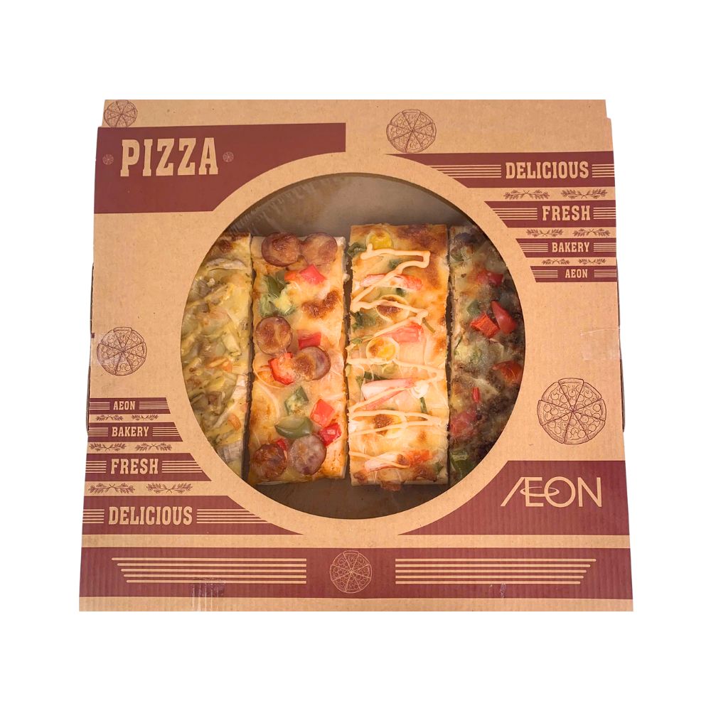 Set Flat Pizza Xmas