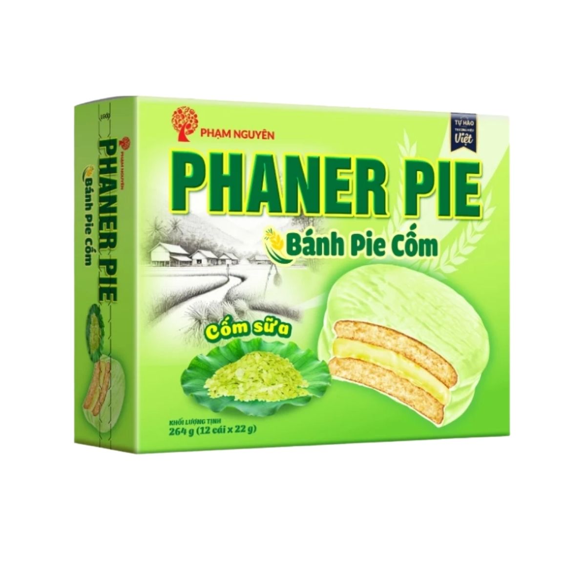 Bánh Phaner Pie Cốm 264g
