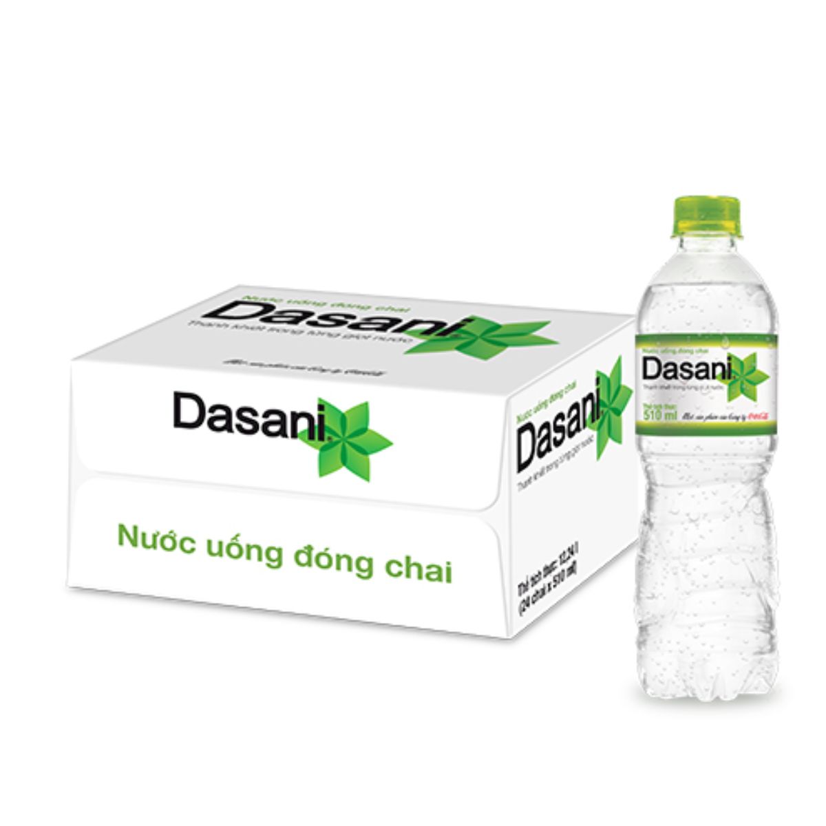 Thùng 24 Chai Nước Dasani Tinh Khiết 510ml